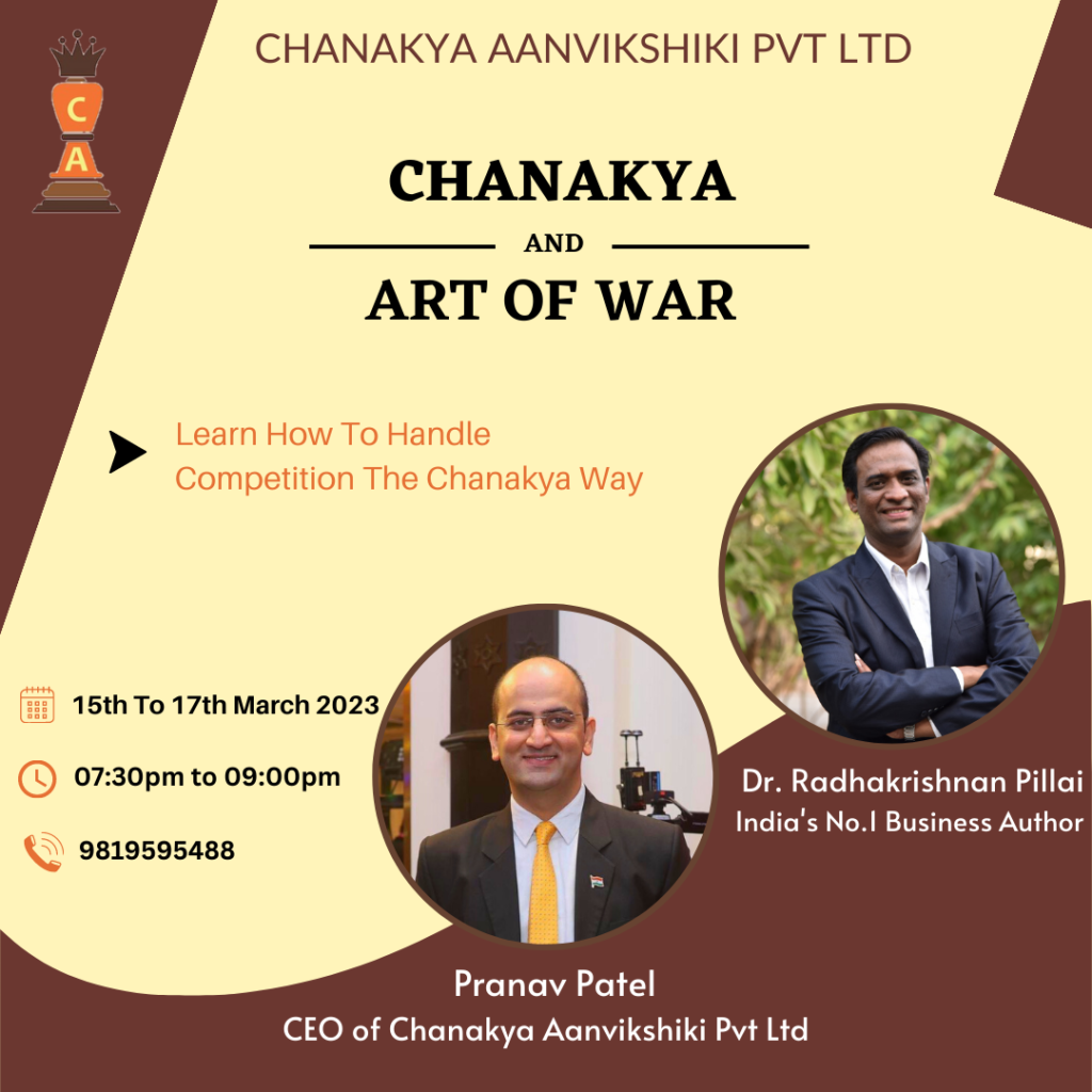 “ART OF WAR” – How To Handle Competition The Chanakya Way - chanakya ...